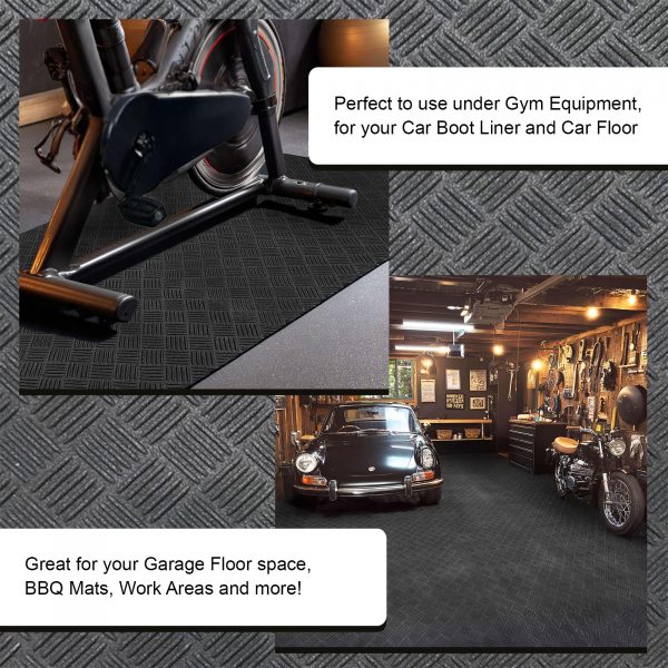 Deckplate 2m x 1.2m Non-Slip Heavy Duty Floor Mat - Oseasons.co.uk